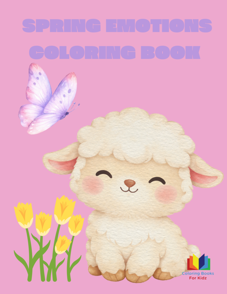 Spring Emotions Coloring Pages for Kids | Feelings Coloring Book ...